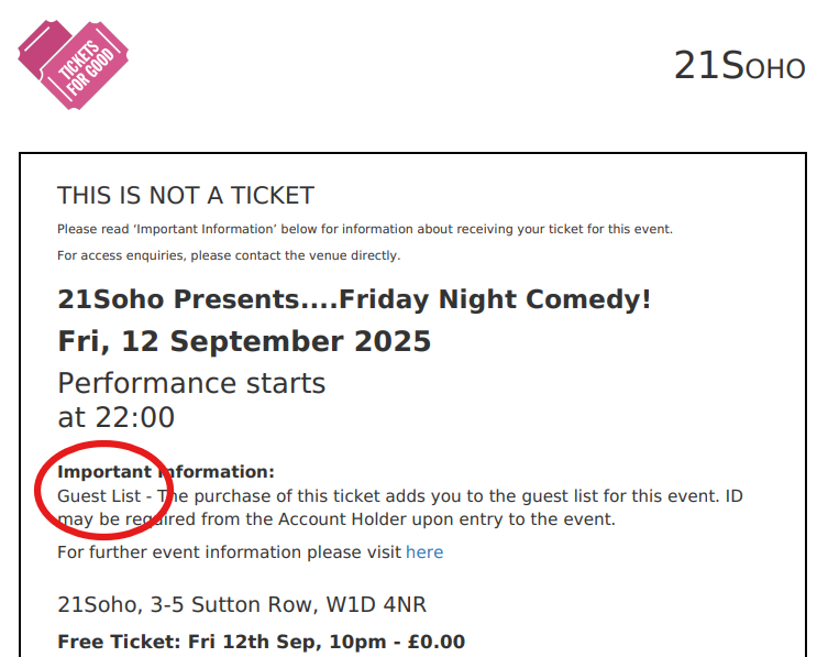How To Get Your Tickets – Tickets for Good